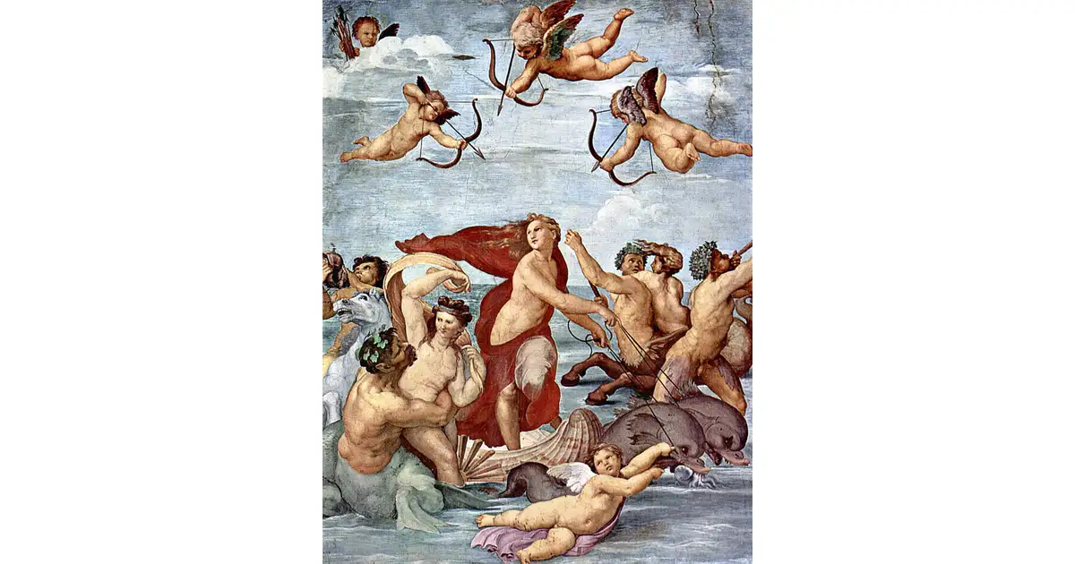 Raphael Raffaello The Triumph of Galatea (1511) - plakat - Galeria Plakatu