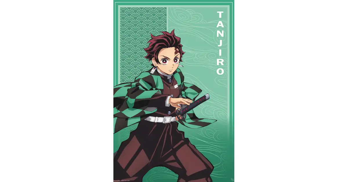 Miecz zabójcy demonów Demon Slayer - plakat - Galeria Plakatu