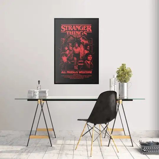 Stranger Things 5 All Friends Welcome - plakat - Galeria Plakatu