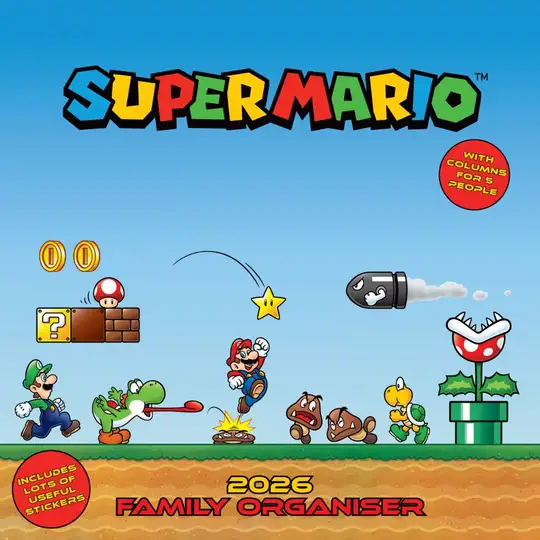 Super Mario - Planer Rodzinny 2026 Kalendarz - Galeria Plakatu