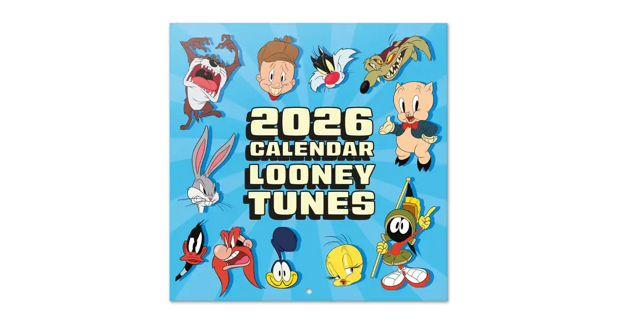 Zwariowane Melodie Looney Tunes - Oficjalny Kalendarz 2026 + plakat ...