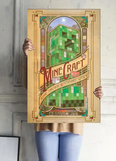 Minecraft Computronic - plakat