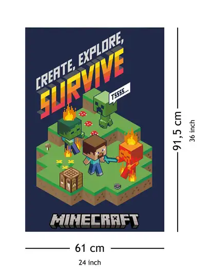 Minecraft Computronic - plakat
