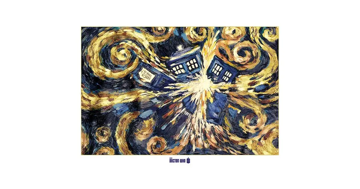 Doctor Who Exploding Tardis - plakat - Galeria Plakatu