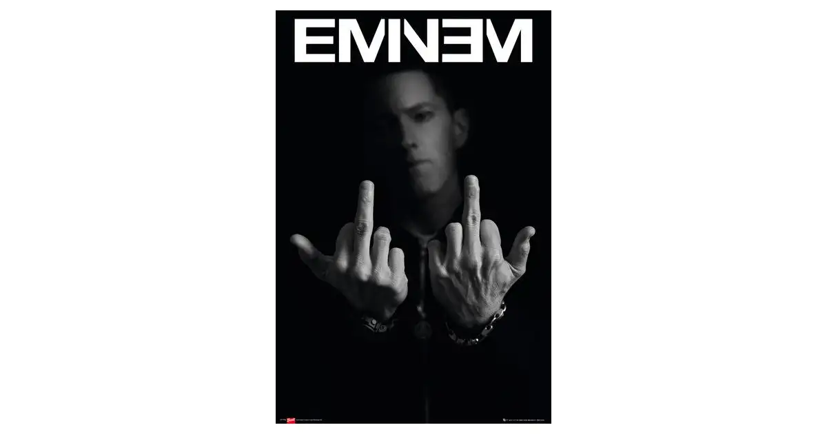 Eminem Finger - plakat - Galeria Plakatu