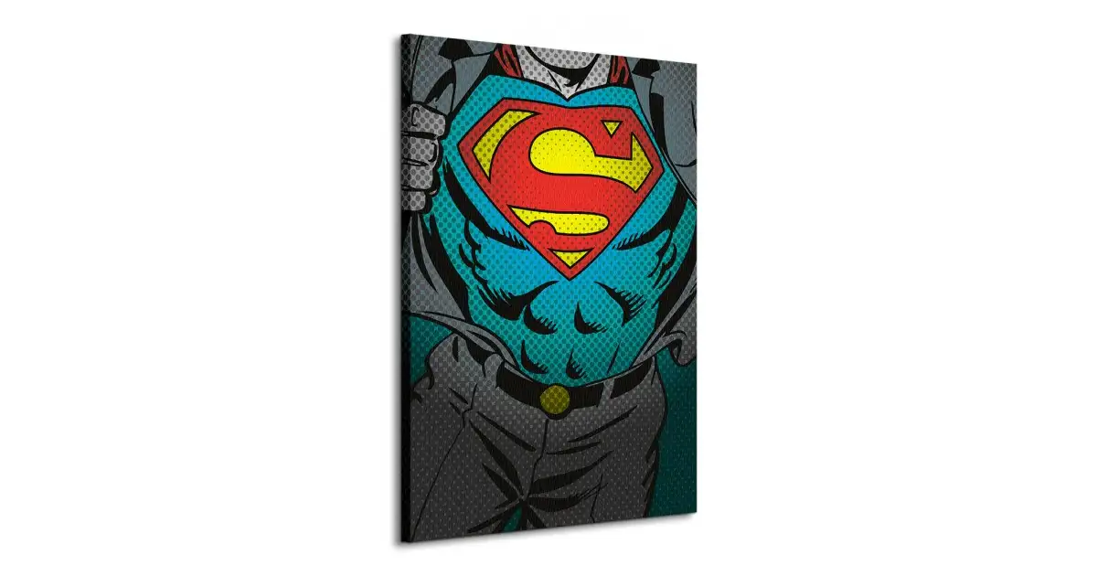 Dc Comics Superman Torso - Obraz na płótnie - Galeria Plakatu
