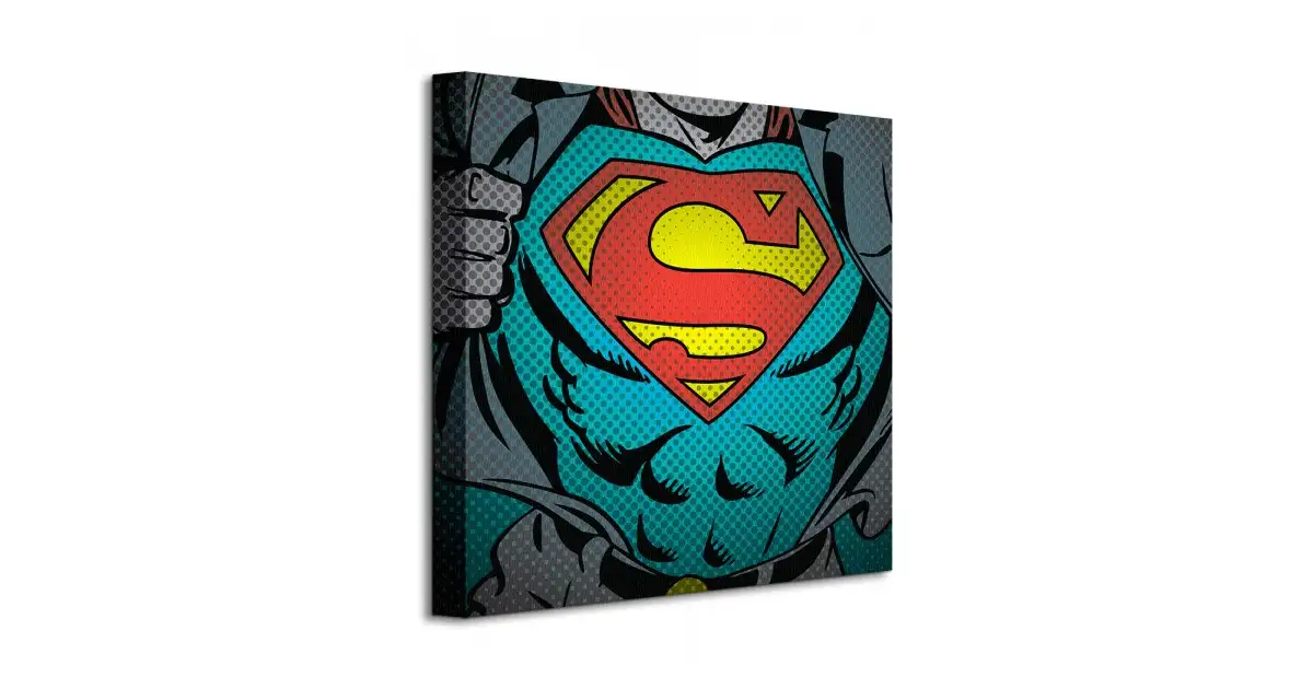 Dc Comics Superman Torso - Obraz na płótnie - Galeria Plakatu