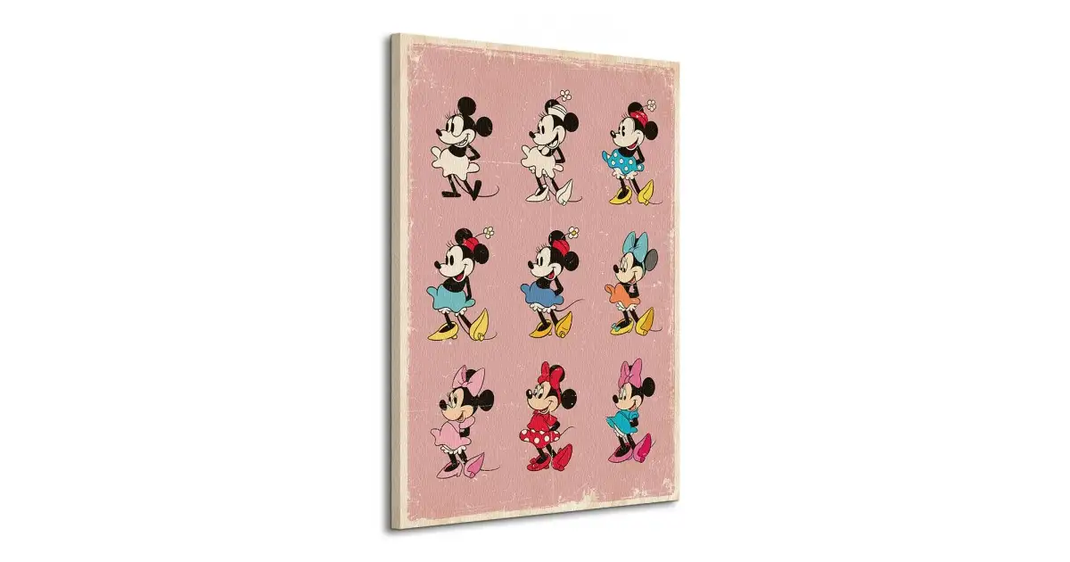 Minnie Mouse (Evolution) - Obraz na płótnie - Galeria Plakatu