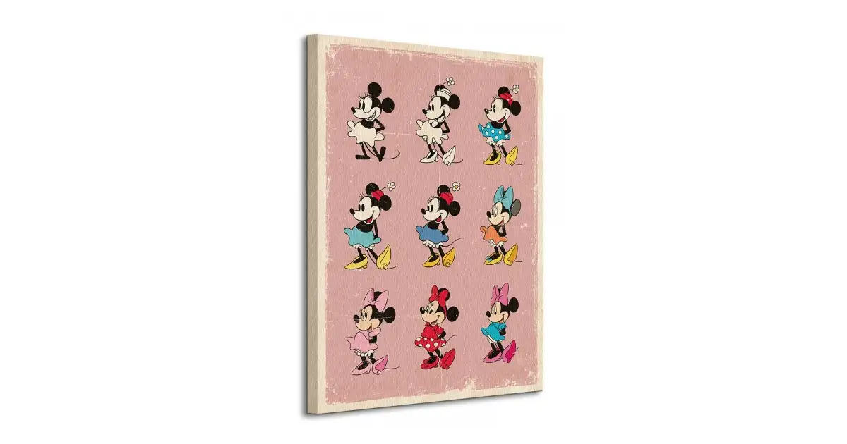 Minnie Mouse (Evolution) - Obraz na płótnie - Galeria Plakatu