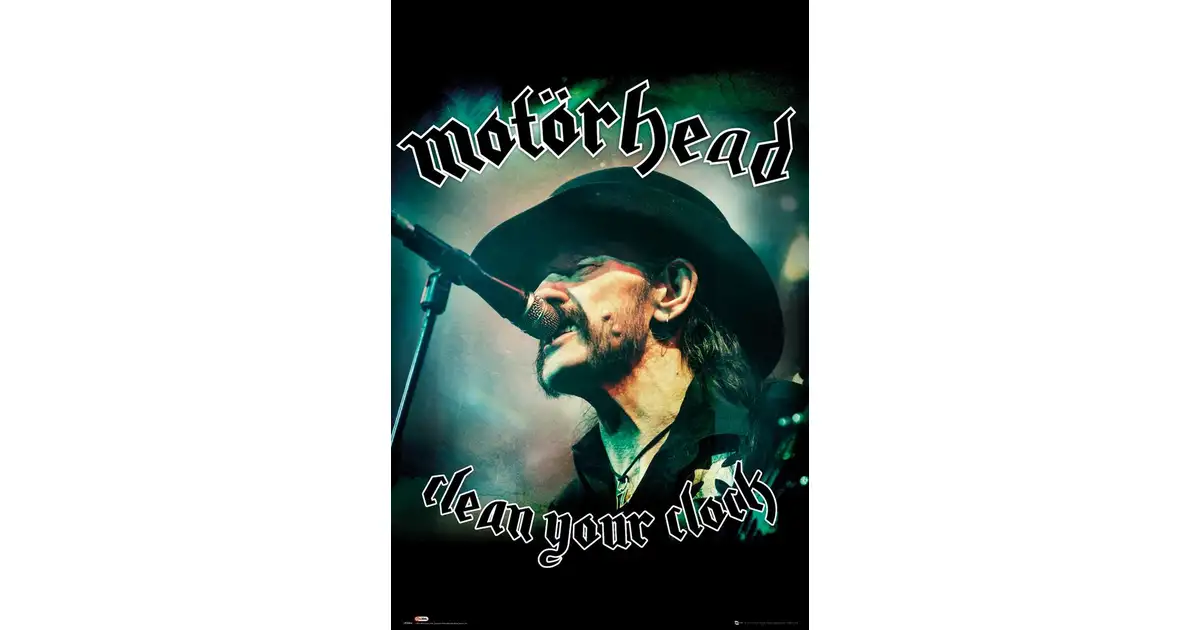 Motorhead Clean Your Clock - plakat - Galeria Plakatu