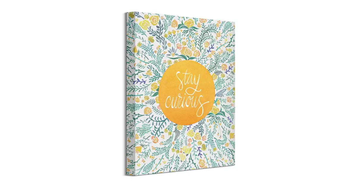 Stay Curious - Obraz na płótnie - Galeria Plakatu