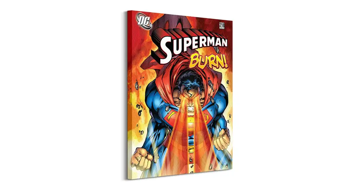 DC Comics Superman (Burn) - Obraz na płótnie - Galeria Plakatu