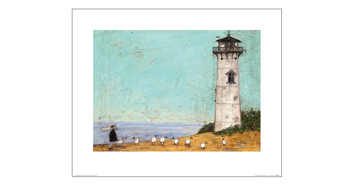 Sam Toft Seven Sisters And A Lighthouse - plakat premium - Galeria Plakatu