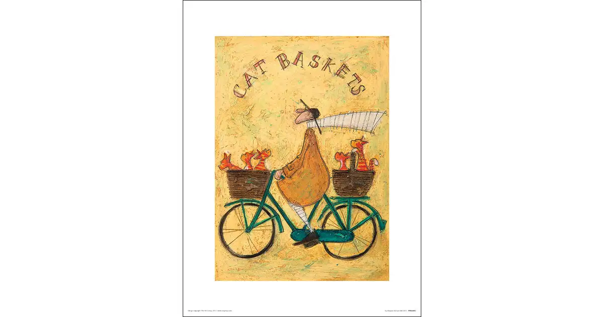 Sam Toft Cat Baskets - plakat premium - Galeria Plakatu