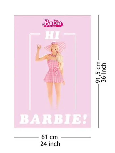 Barbie Movie Hi Barbie - Margot Robbie - plakat - Galeria Plakatu