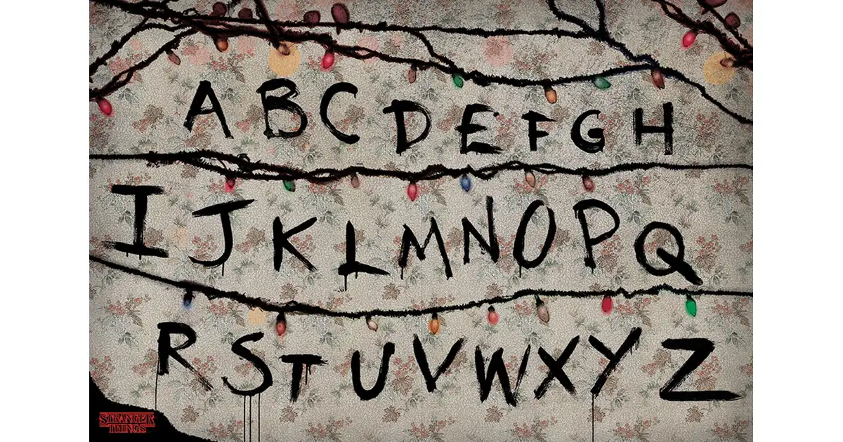 Stranger Things RUN - plakat - Galeria Plakatu
