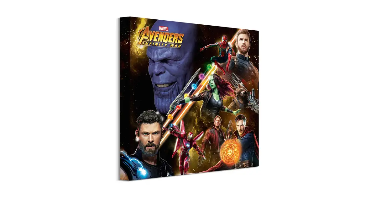 Marvel Avengers: Infinity War Space Montage - obraz na płótnie ...