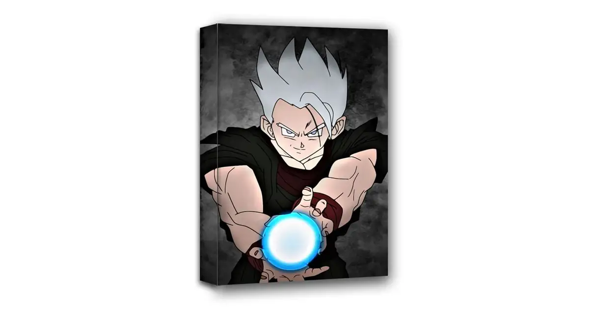Dragon Ball, Gohan White - obraz na płótnie - Galeria Plakatu