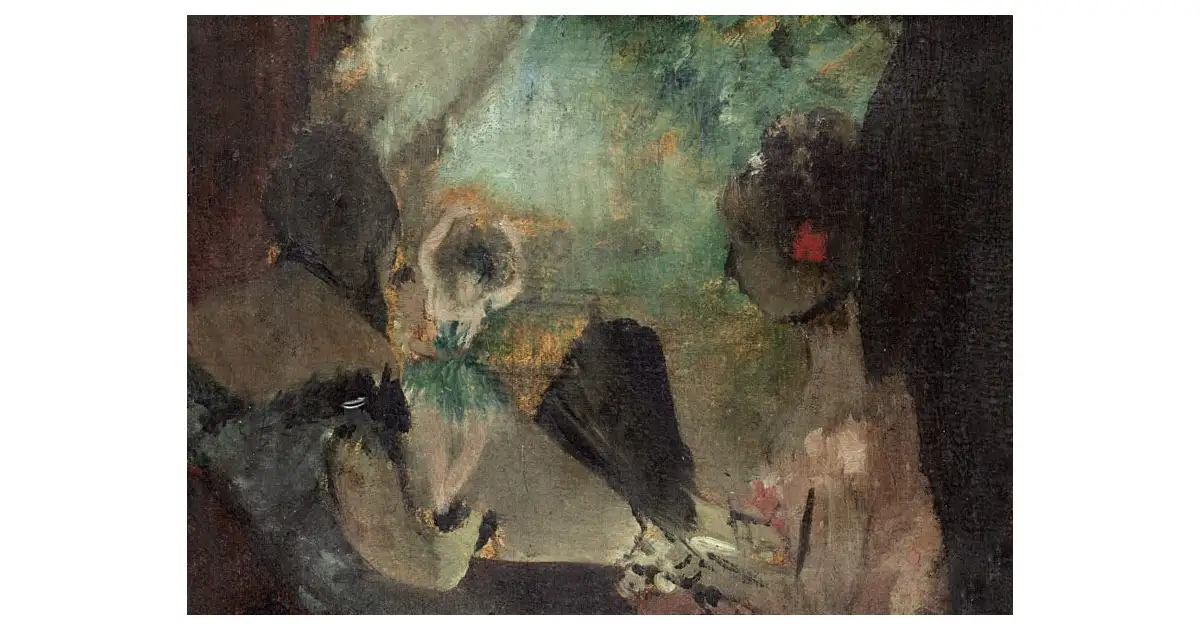 The Loge, Edgar Degas - plakat - Galeria Plakatu