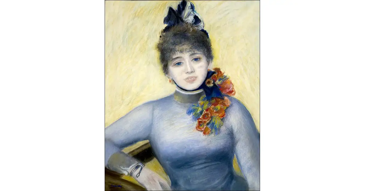 Caroline Rémy (Séverine), Auguste Renoir - plakat - Galeria Plakatu