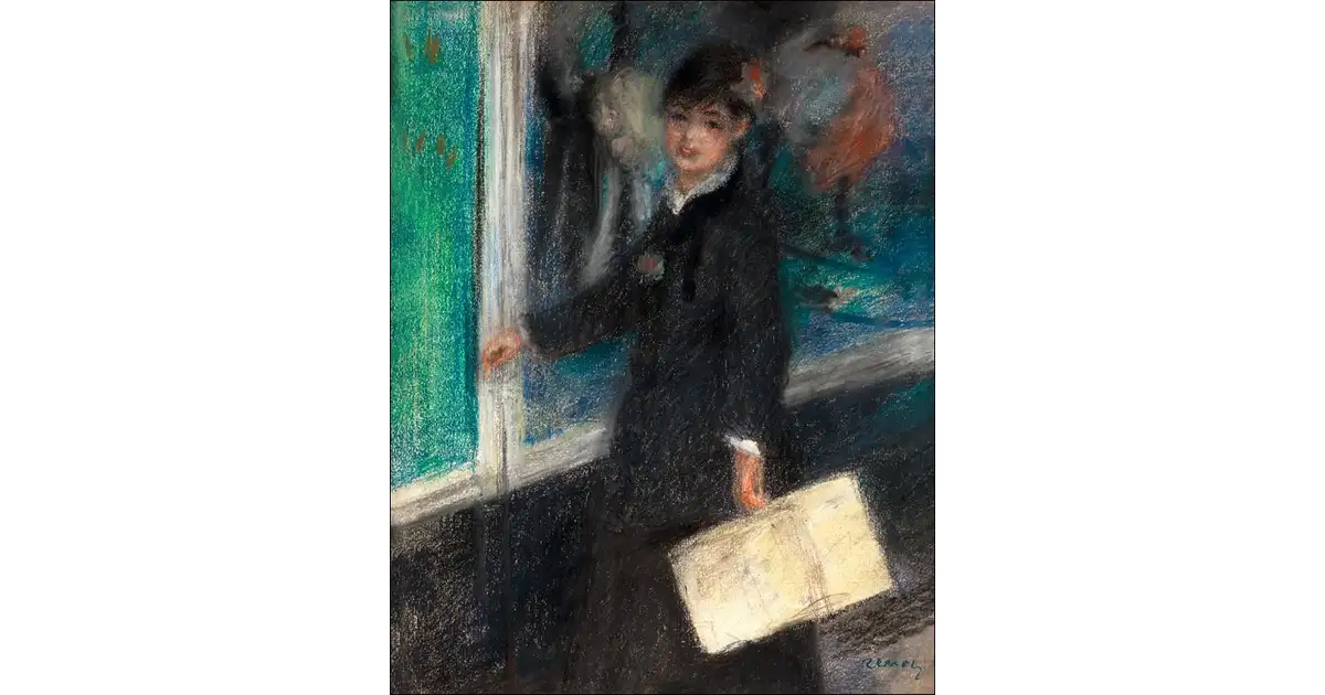 The Milliner, Auguste Renoir - plakat - Galeria Plakatu