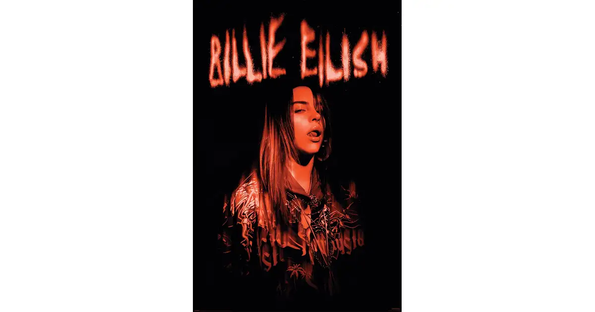 Billie Eilish Sparks - plakat - Galeria Plakatu