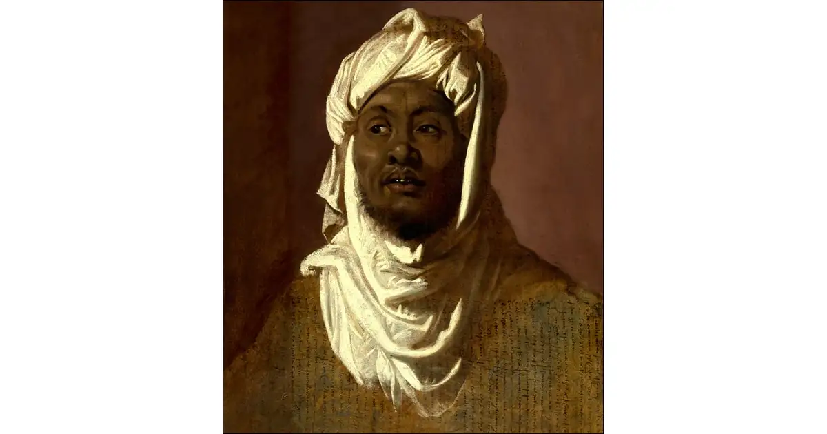 The Head of an African Man Wearing a Turban, Rubens - plakat - Galeria ...