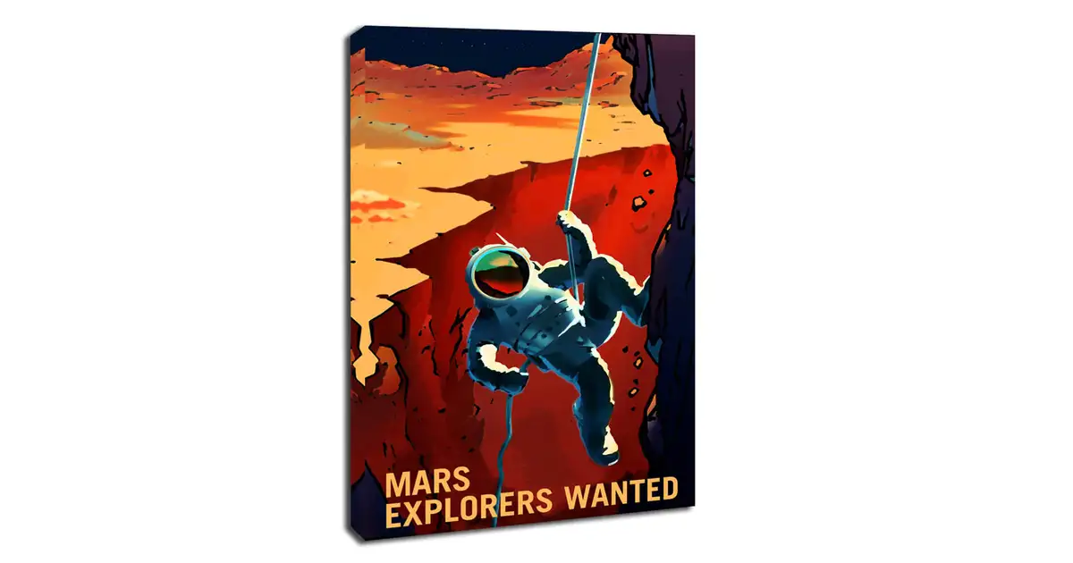 Explorers Wanted - obraz na płótnie - Galeria Plakatu
