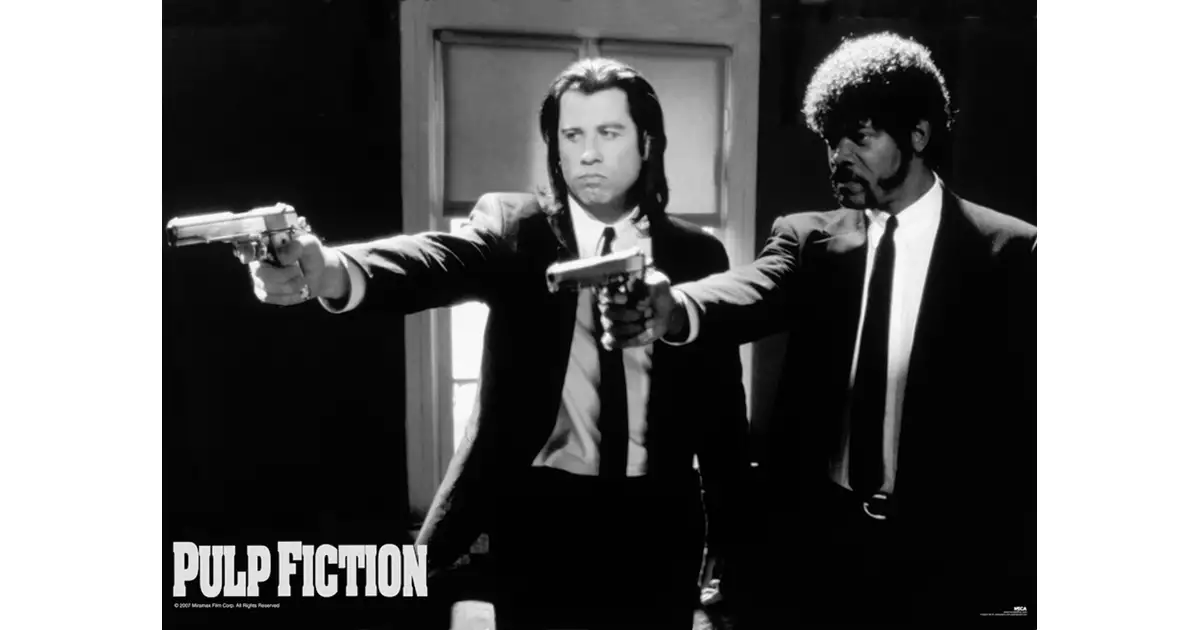 Pulp Fiction Guns - plakat - Galeria Plakatu