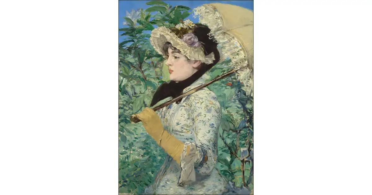 Jeanne Spring, Edouard Manet - plakat - Galeria Plakatu