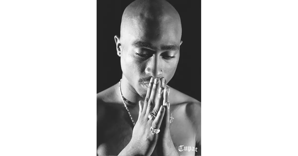 2Pac Tupac Pray - plakat - Galeria Plakatu
