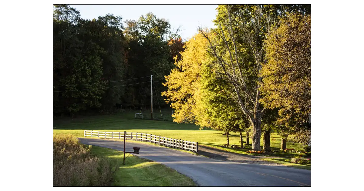 Autumn is upon you in rural Knox County, Ohio, near Danville, Carol ...