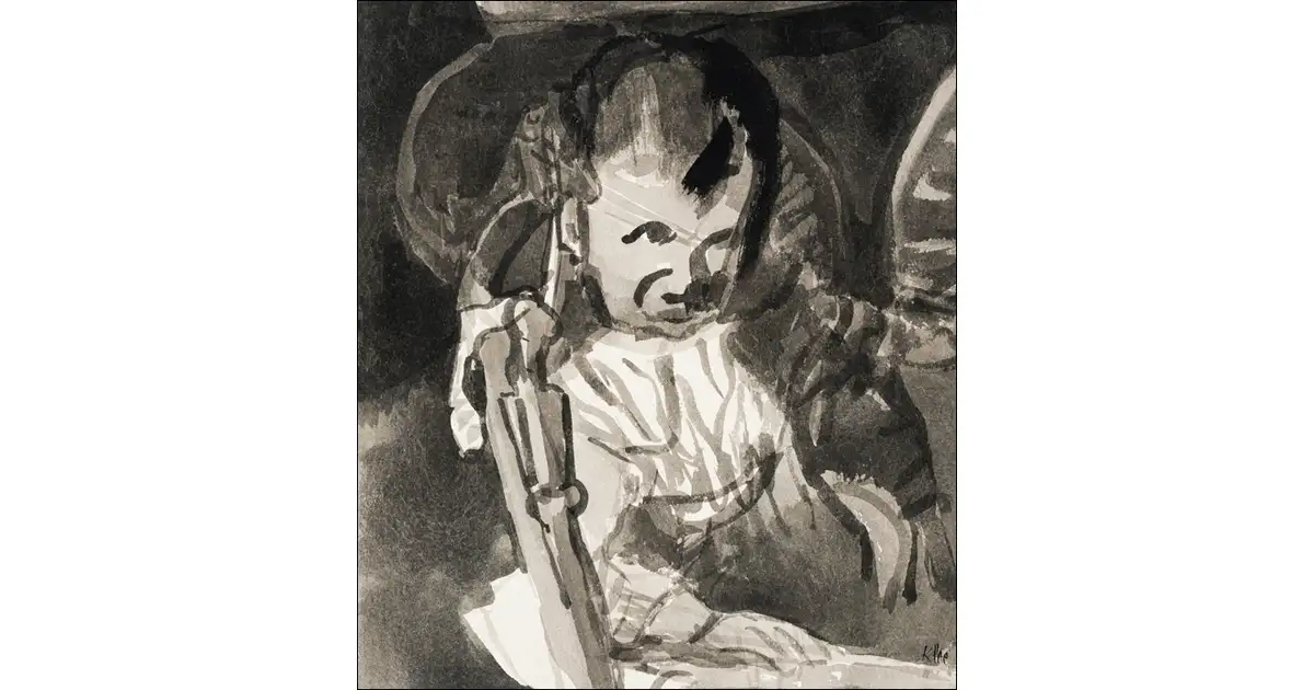 Sketch of Felix Klee, Paul Klee - plakat - Galeria Plakatu