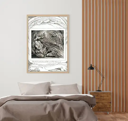 The Lord Answering Job out of the Whirlwind, William Blake - plakat ...