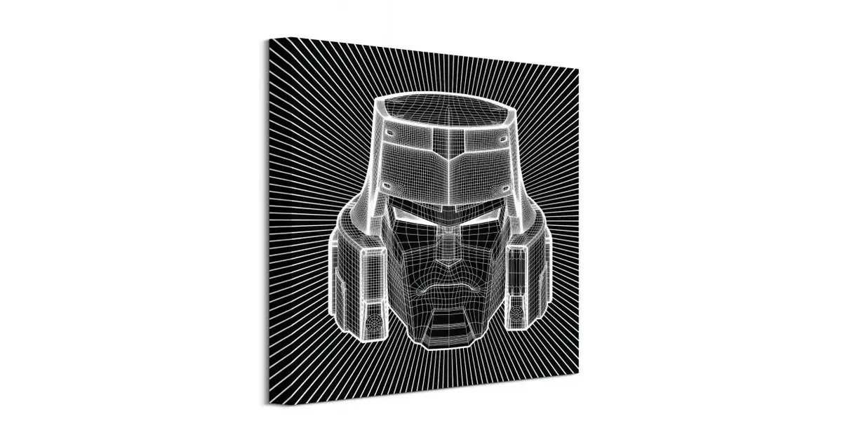 Transformers Megatron Wireframe - obraz na płótnie - Galeria Plakatu
