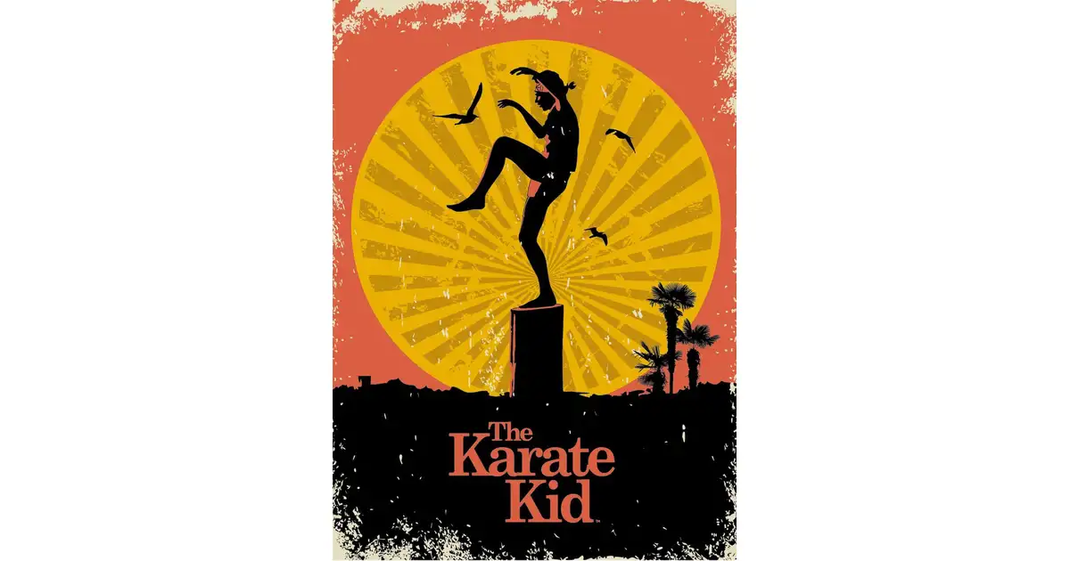 Karate Kid Sunset - plakat - Galeria Plakatu