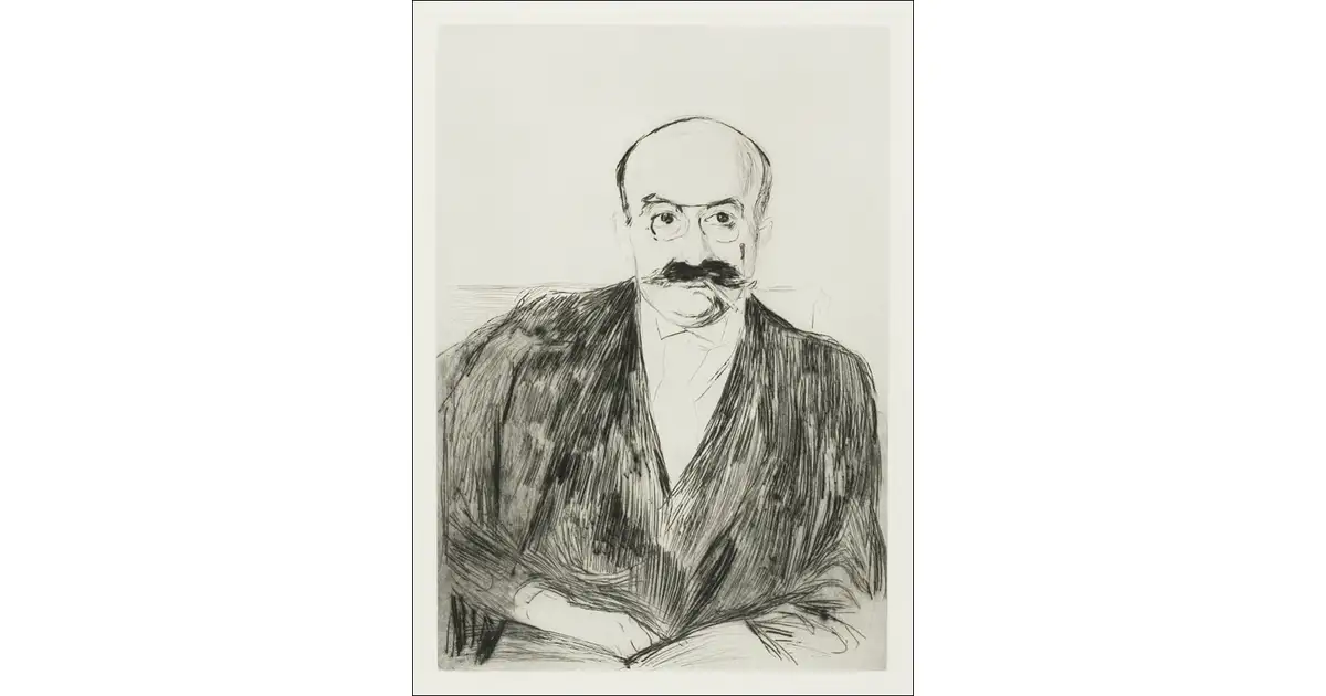 Dr. Max Asch (1895), Edvard Munch - plakat - Galeria Plakatu