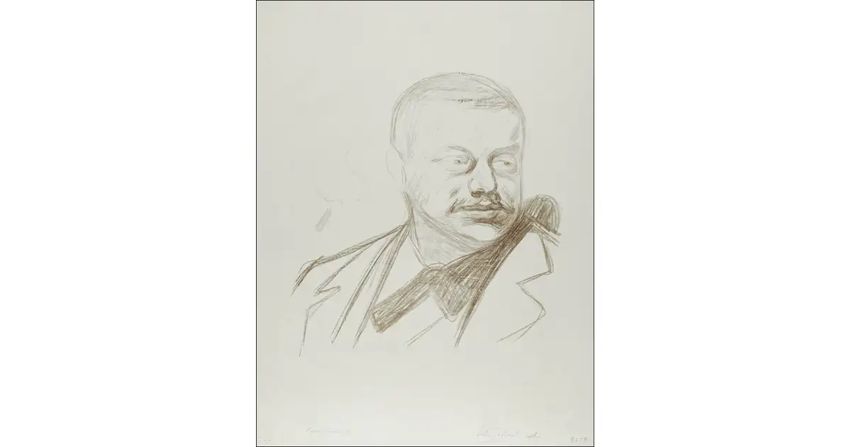 Gunnar Heiberg (1896), Edvard Munch - plakat - Galeria Plakatu