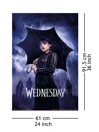 Wednesday Umbrella - plakat - Galeria Plakatu
