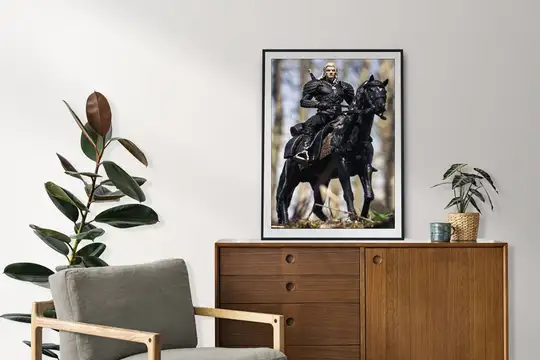Geralt i Płotka, Wiedźmin - plakat - Galeria Plakatu