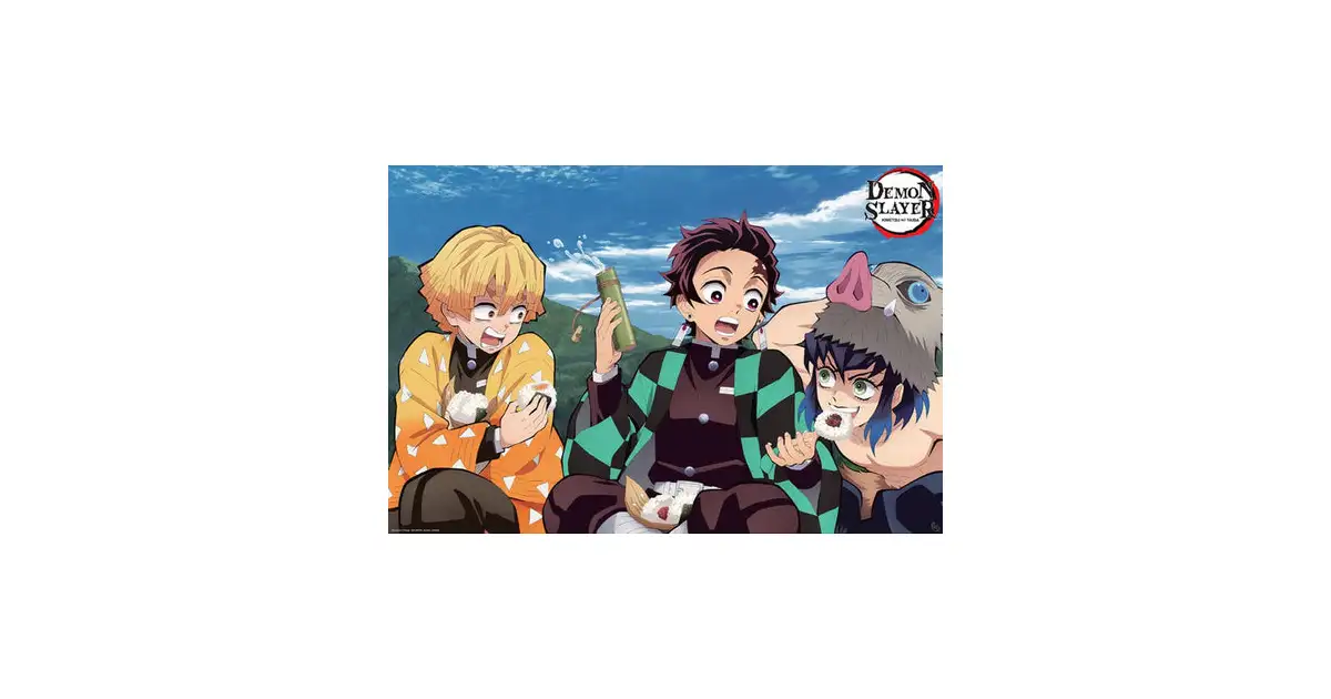 Demon Slayer Tanjiro Zenitsu Inosuke - plakat - Galeria Plakatu