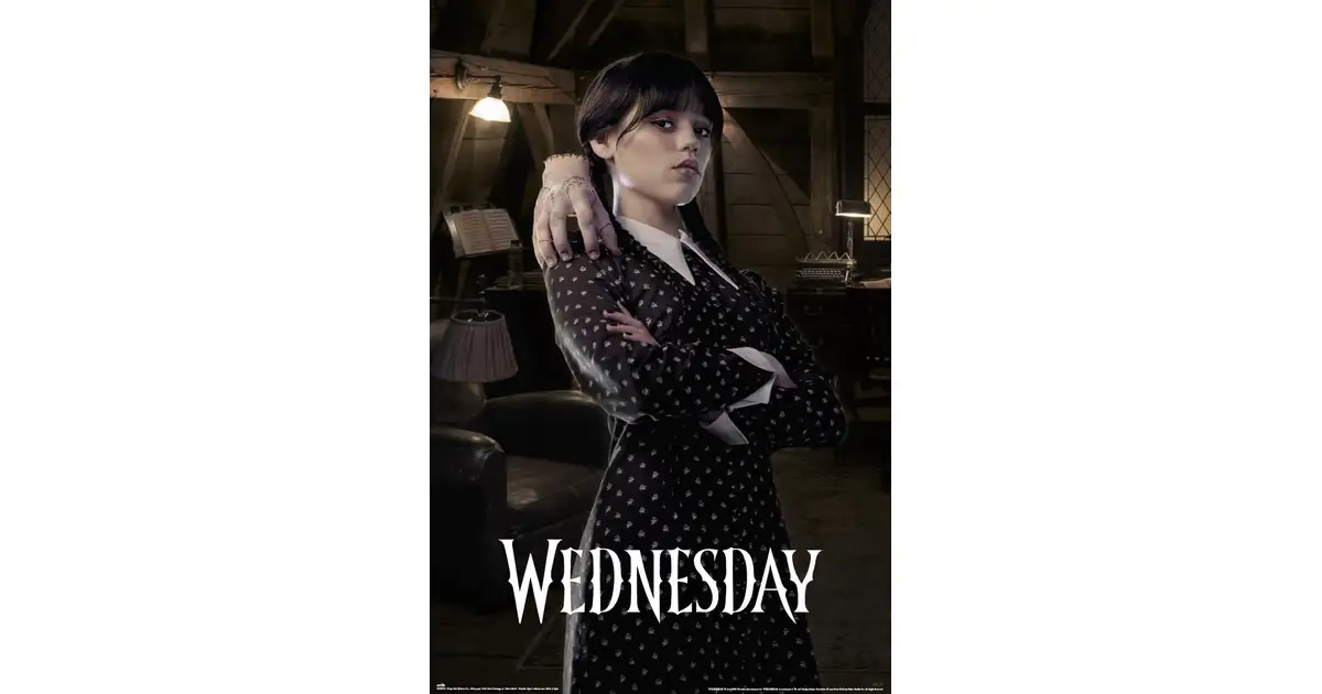 Wednesday i Rączka - plakat - Galeria Plakatu
