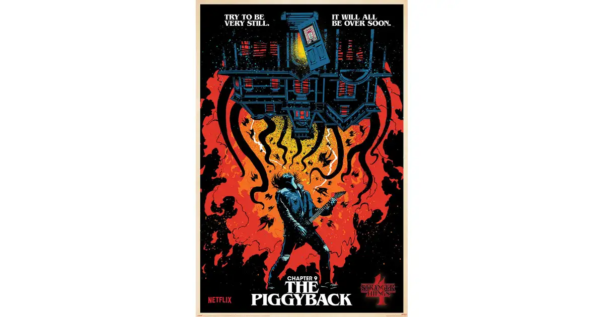 Stranger Things 4 The Piggyback - plakat - Galeria Plakatu