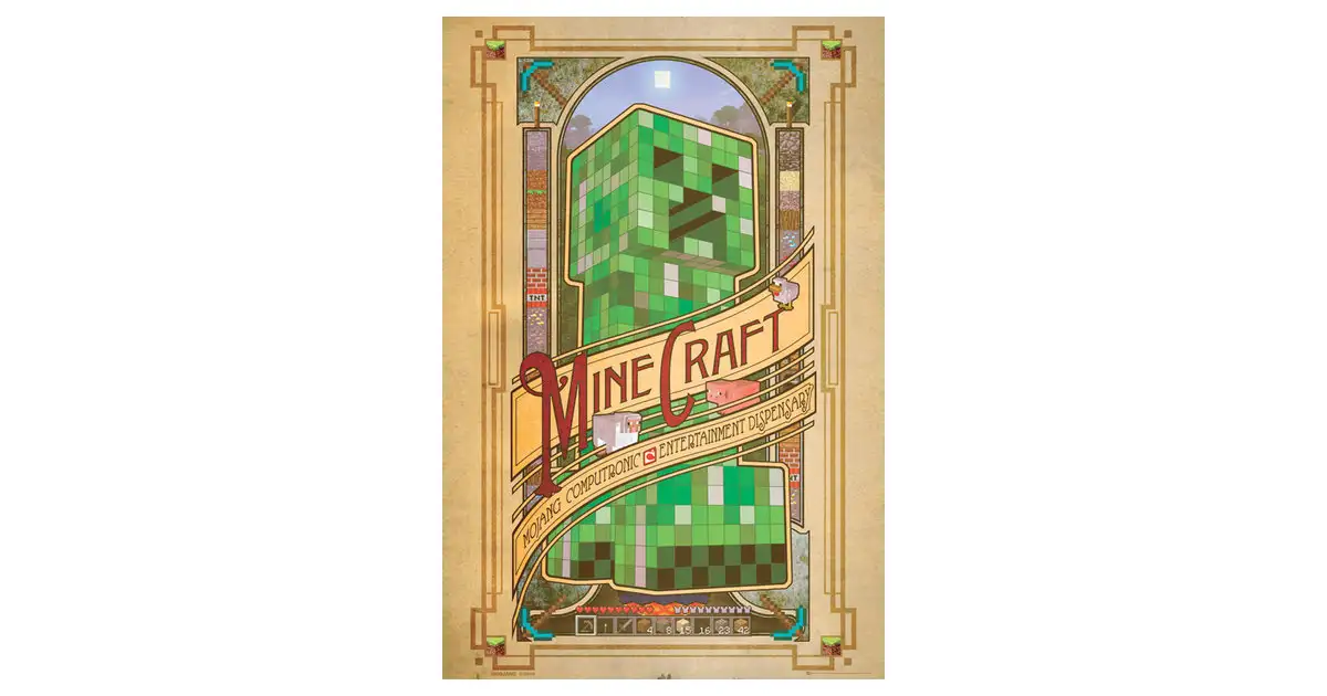 Minecraft Computronic - plakat