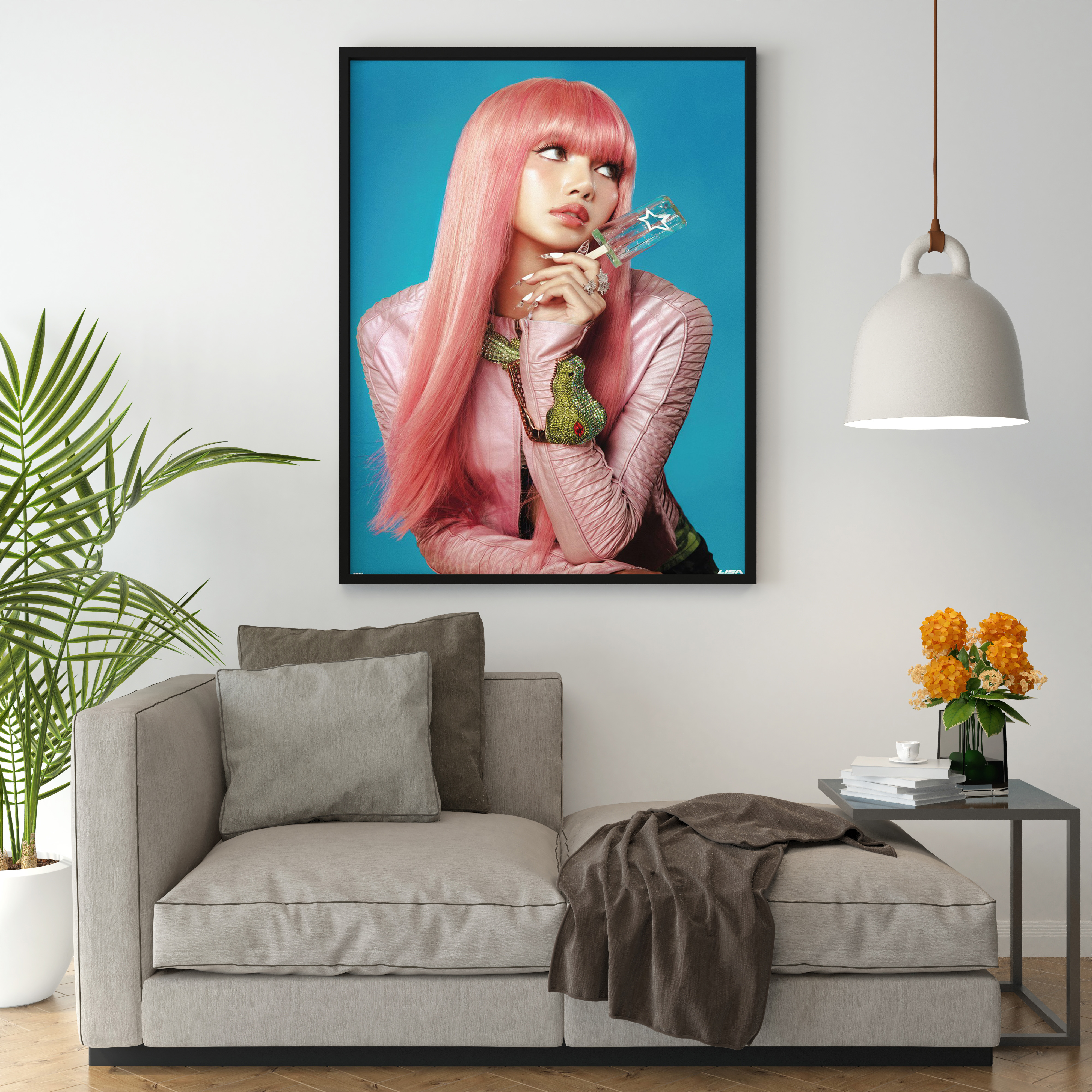 Blackpink Lisa Lalisa Manobal Lizak - plakat - Galeria Plakatu