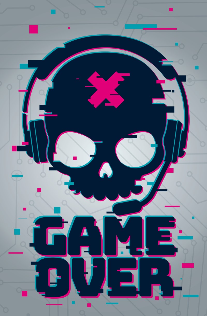 Game Over - plakat - Galeria Plakatu