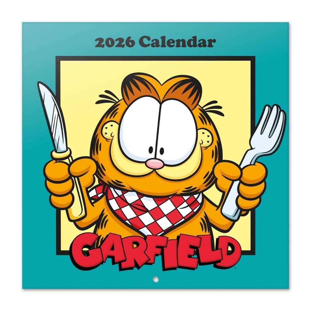 Garfield - Oficjalny Kalendarz 2026 Ścienny - Galeria Plakatu