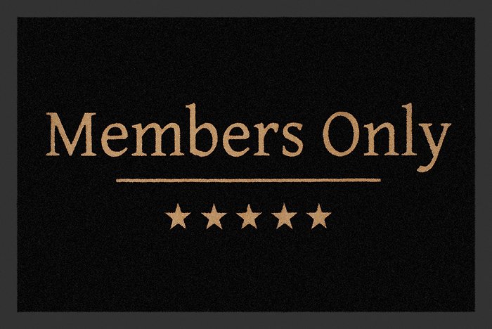 Members Only - wycieraczka - Galeria Plakatu