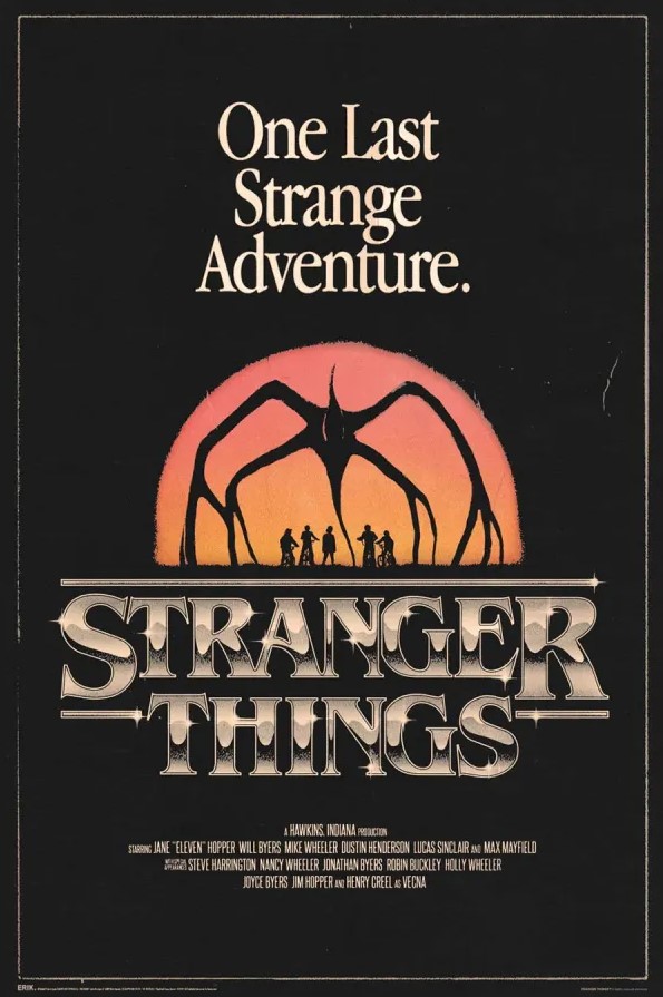 Stranger Things 5 One Last Strange Adventures - plakat - Galeria Plakatu