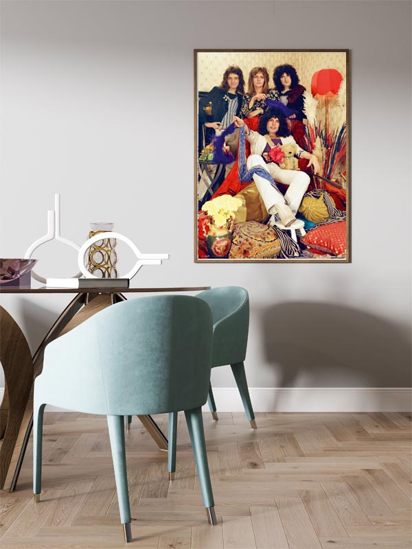 Queen - Freddie Mercury - Zespół - plakat - Galeria Plakatu